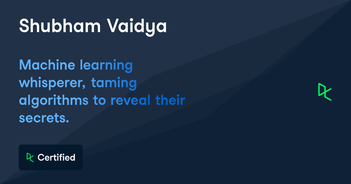 Shubham Vaidya - Software Engineer