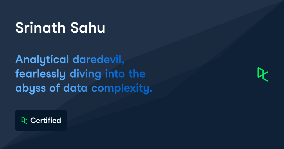 Srinath Sahu - Student