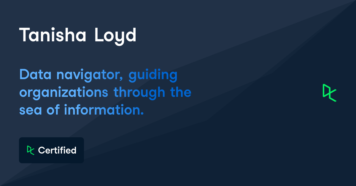 Tanisha Loyd - Analyst