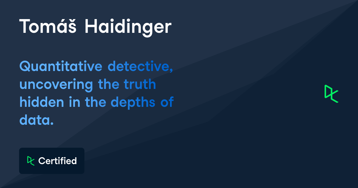 Tomáš Haidinger - Future data engineer