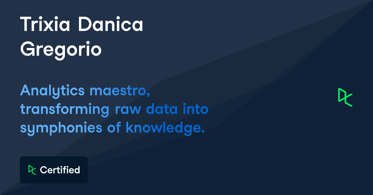 Trixia Danica Gregorio - Graduate