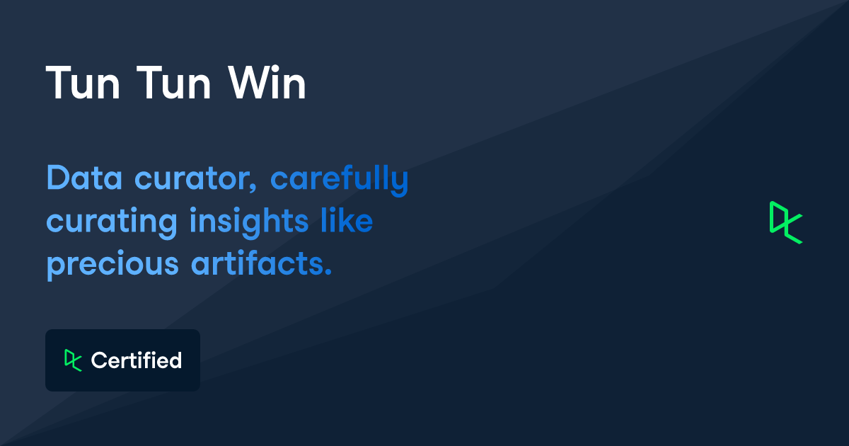 Tun Tun Win - Data Analyst