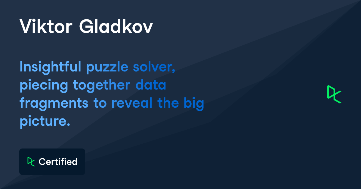 Viktor Gladkov - Freelancer