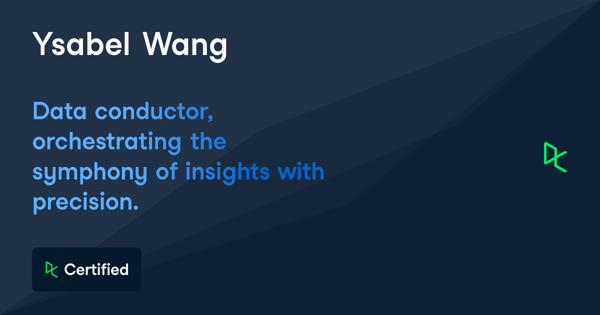 Ysabel Wang - Student