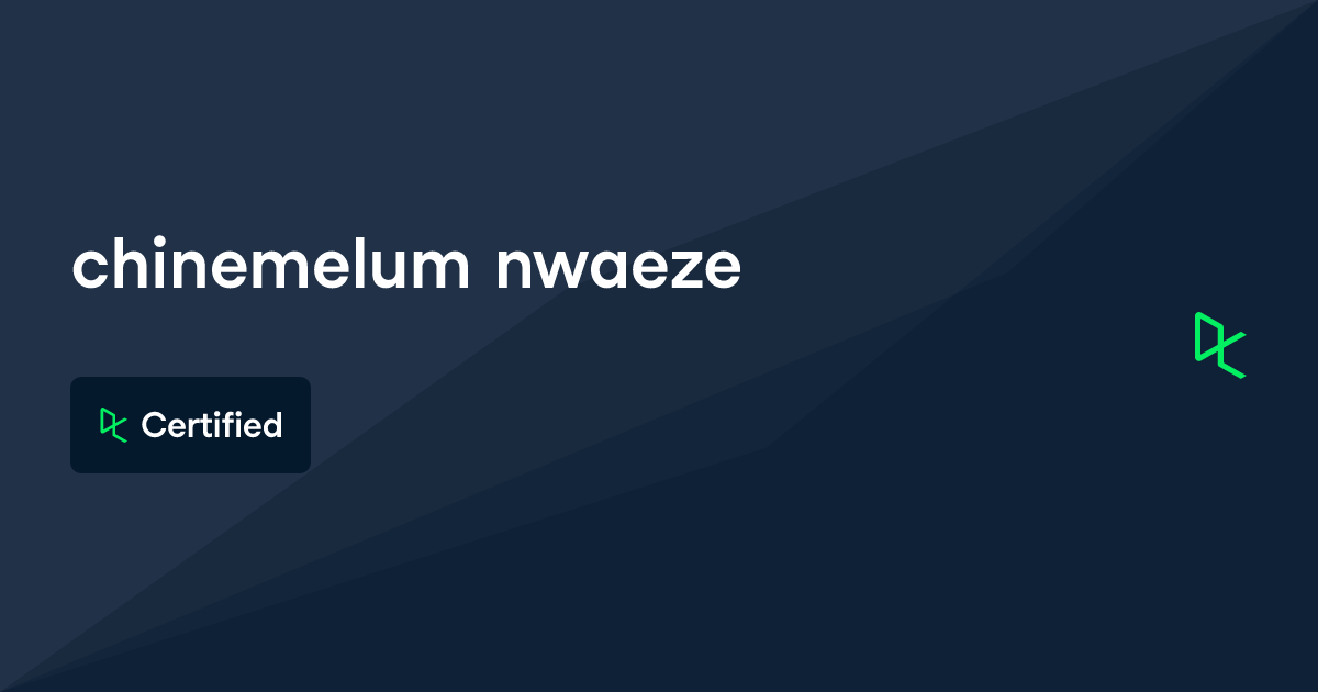 chinemelum nwaeze - credit officer