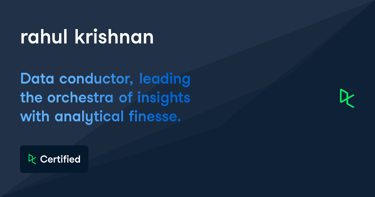 rahul krishnan - senior quality engineer