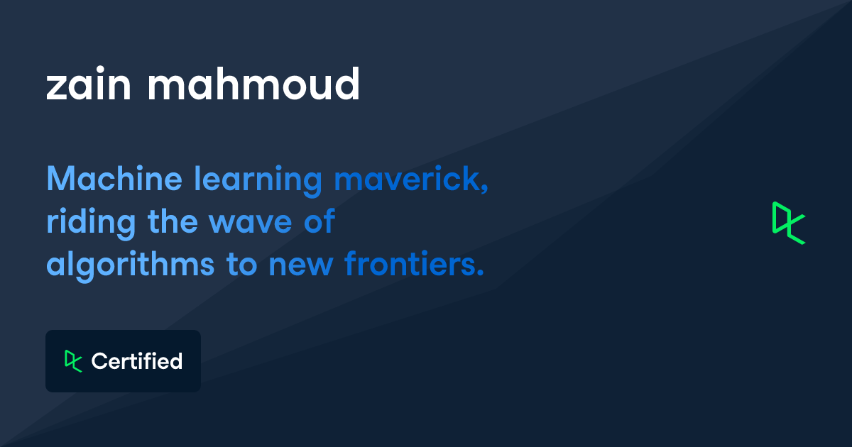 zain mahmoud - Data Engineer
